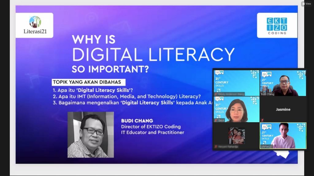 EKTIZO Coding & Literasi21 Webinar 21st Century Skills 2021 - EKTIZO Coding