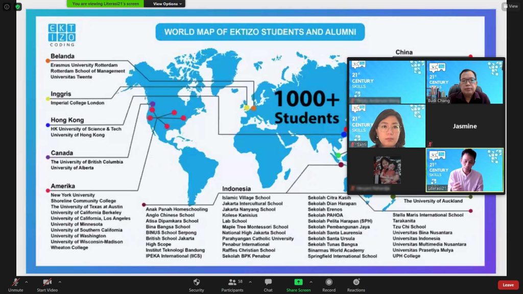 EKTIZO Coding & Literasi21 Webinar 21st Century Skills 2021 - EKTIZO Coding