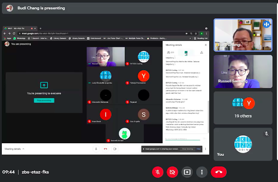 Online Seminar 'How Python is used to Create Technologies?' - EKTIZO Coding